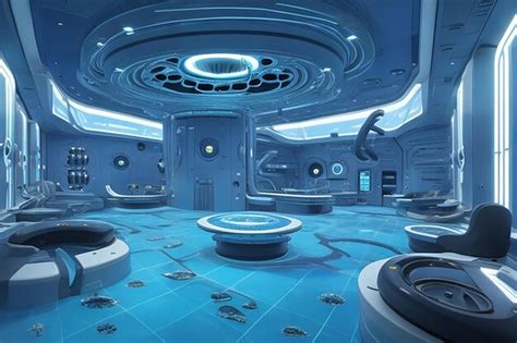 Premium Ai Image Extraterrestrial Oceanography Lab