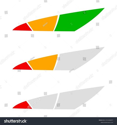 Level Progress Bar Indicator Lowhigh Progression Stock Vector Royalty Free
