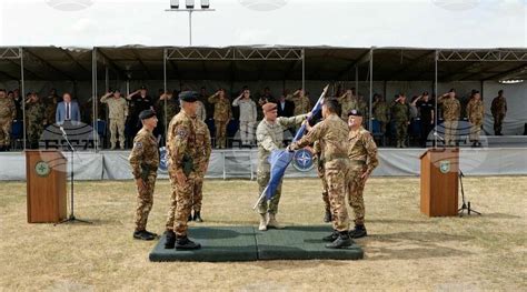 Ротация на италианския контингент от многонационалната бойна група в България се извърши на