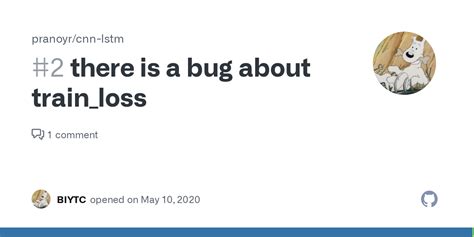 there is a bug about train loss · issue 2 · pranoyr cnn lstm · github