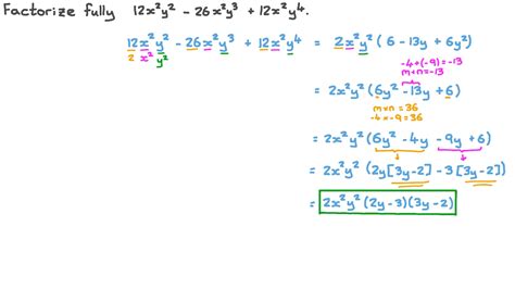 Question Video Factorizing Trinomials By Taking Out The Greatest