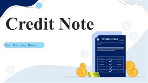 Credit Note Report PowerPoint Presentation And Slides SlideTeam
