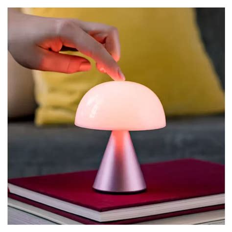 Lexon Mina M Medium Portable Led Lamp Pink Ld Lh64mlp Mwave