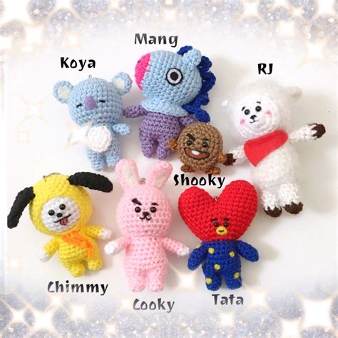 Bts Crochet Patterns Free Bt21 Bts Cooky Crochet Tutorial Free