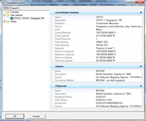 how to create a new coordinate system and apply it in gint and microstation gint