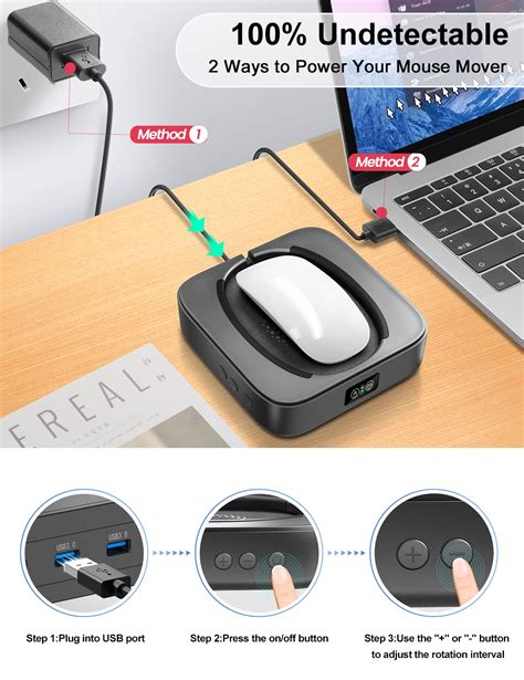 Mua Meatanty Mouse Mover Undetectable Super Silent Mouse Jiggler Device Move Randomly