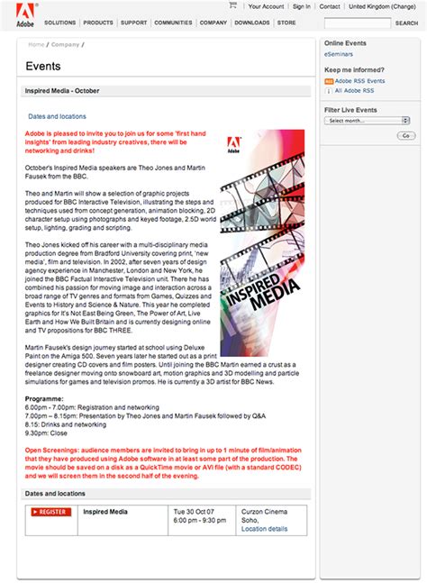 Adobe Event On Behance