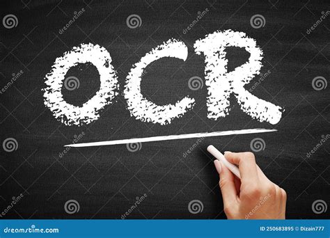 Ocr Optical Character Recognition Is The Process That Converts An Image Of Text Into A Machine