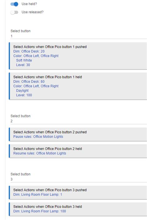 Lutron Pico How Do You Program The Buttons 🛎️ Get Help Hubitat