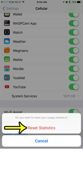 How To Reset Data Usage On Iphone 7 Live2tech