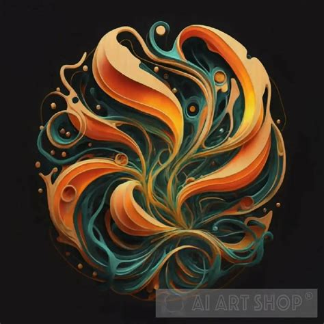 Patterns Resembling Circuitry Representing The Intersection Of Tec