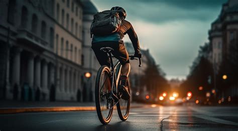 Premium Photo Cyclist Closeup Bycicle In Motion Bycicle On The Road Cycling Closeup