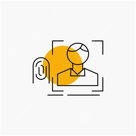 Finger Fingerprint Recognition Scan Scanning Line Icon Access Authentication Background Png