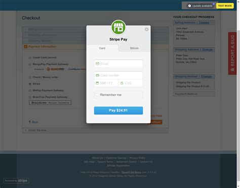 Magento Stripe Payment Gateway Webkul