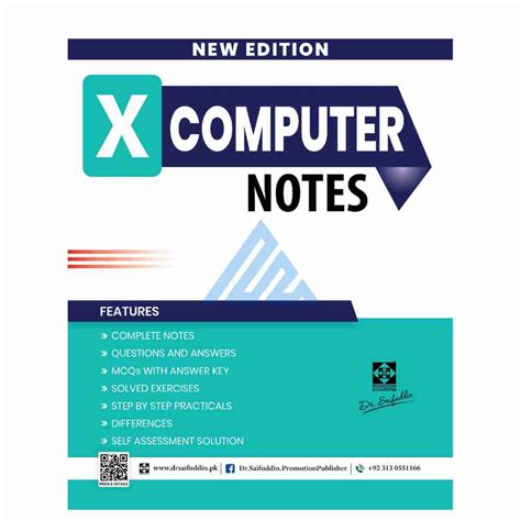 Computer Notes For Class 10 Dr Saifuddin Maryam Academy Booksellers