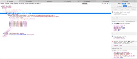 Css How Can I Debug Twitter Bootstrap V Alpha Grid Col Sm Offset Not Working Stack Overflow