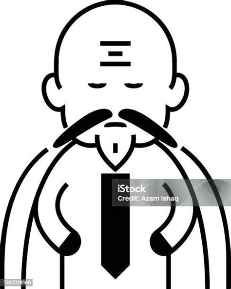 시푸 벡터 글리프 아이콘 디자인 흰색 배경에 중국 전통 문화 기호 황소 2021 기호의 음력 새해 중국 여행 가이드 주식 조명 중국 마스터 개념 도교에 대한 스톡 벡터 아트