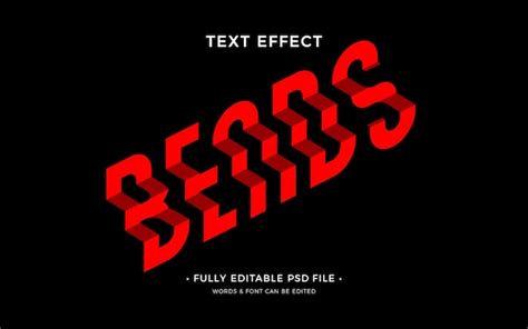 Premium PSD Bend Text Effect