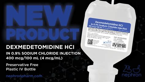 Nephron Pharmaceuticals On Linkedin 🚨 New Product 🚨 Dexmedetomidine
