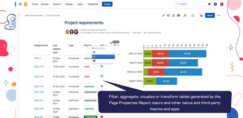 Table Filter Charts And Spreadsheets For Confluence Version History
