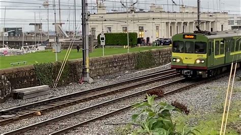 Irish Rail Class 8100 Dart Dun Laoghaire Is Blow The Horn Youtube