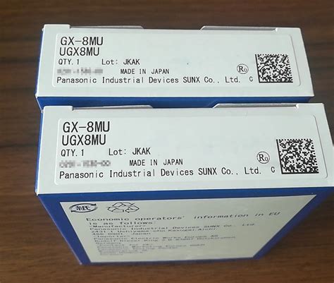 Panasonic Inductive Proximity Sensors Gx 8mu 12v To 24vdc