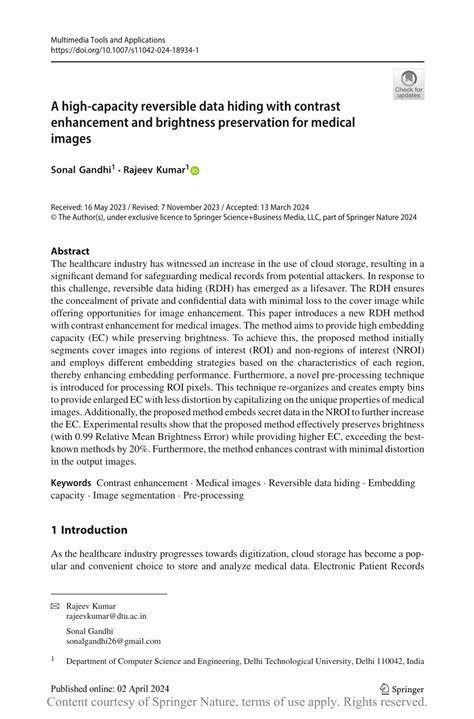 A High Capacity Reversible Data Hiding With Contrast Enhancement And Brightness Preservation For