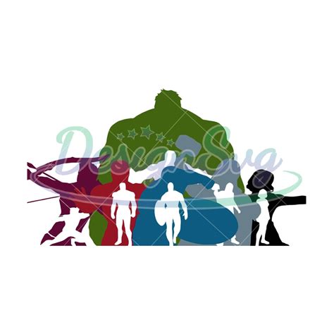 Marvel Avengers Superhero Svg Vector Designsvg