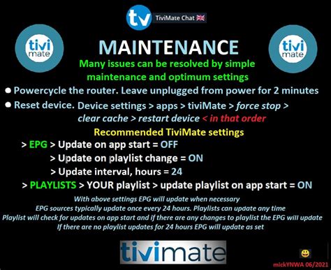 Tivimate Settings R Tivimate