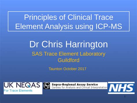 PDF Principles Of Clinical Trace Element Analysis Using ICP MS