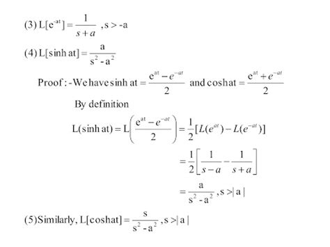 Engineering Mathematics PROOF OF PROPERTIES OF LAPLACE TRANSFORM Part