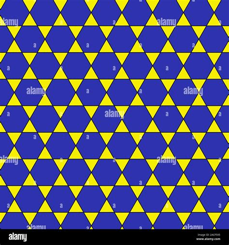Uniform Tiling Pattern This Tiling Pattern Is Called Trihexagonal Tiling And Has Two Triangles