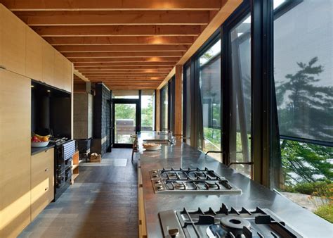 Ian Macdonald Hides Ontario Island Cottage Within A Forest