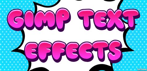 Gimp Text Effects Text Effect And Logo Design Font