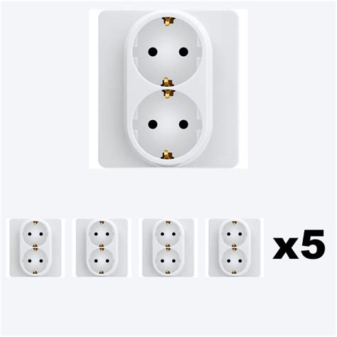 Розетка 2x2p E нем стд белый Legrand Inspiria 673750 купить по низкой цене в интернет