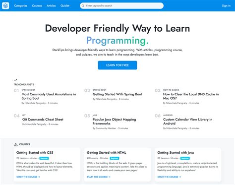 Stacktips Website Hunt