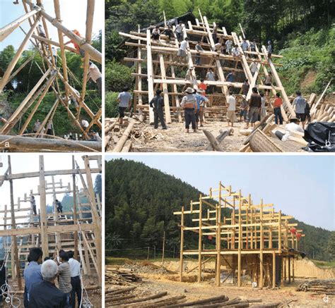 On Site Prefabrication Assembled Framework Process Of The Traditional Download Scientific