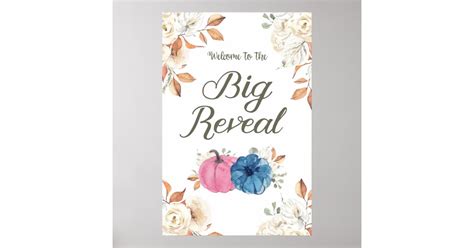 Gender Reveal Blush Pink And Navy Welcome Sign Zazzle