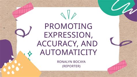 Promoting Expression Accuracy Automaticitypptx