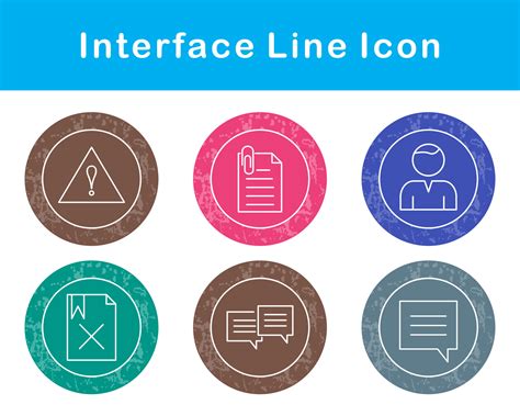 Interface Vector Icon Set 21394656 Vector Art At Vecteezy