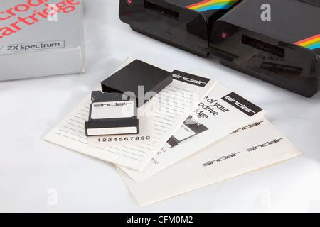 ZX Microdrives Cartridges Sinclair Spectrum Stock Photo Alamy