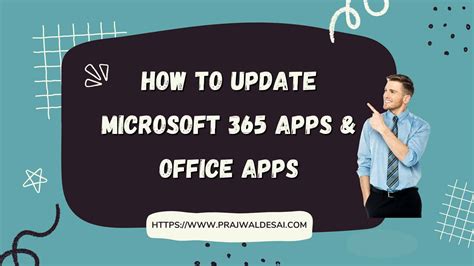 How To Update Microsoft 365 Apps And Office Apps