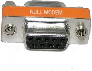 Amazon Com Null Modem Slim Adapter Gender Changer DB Female To Female Electronics