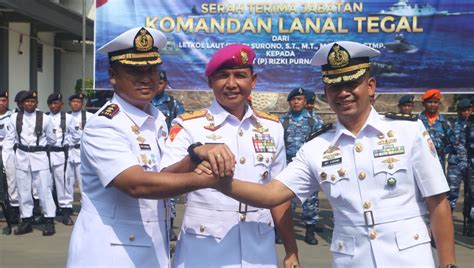 Letkol P Rizki Purnama Putra Jabat Komandan Lanal Tegal
