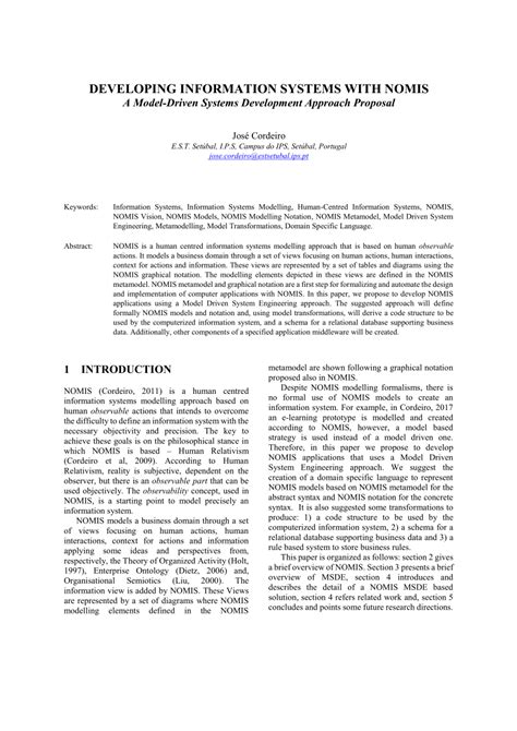 Pdf Analysing Enterprise Ontology And Its Suitability For Model Based Software Development