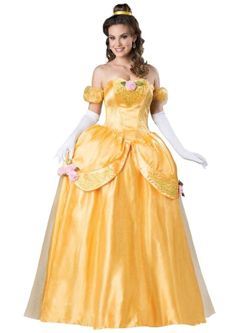 Yellow Fairytale Belle Womens Costume Princess Costumes