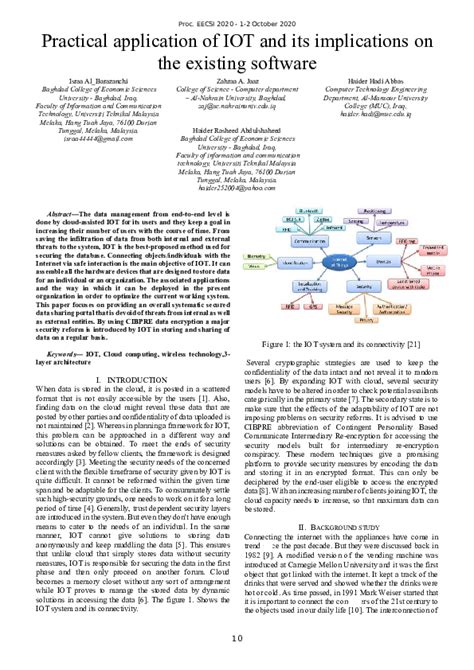 Pdf Practical Application Of Iot And Its Implications On The Existing