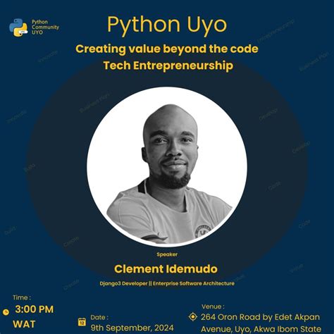 Python Uyo On Linkedin Creating Value Beyond The Code Tech