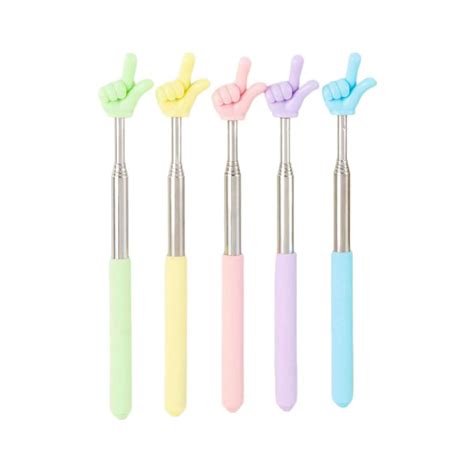 Telescopic Teachers Pointer5 Pcs Presentation Finger Pointer Stick