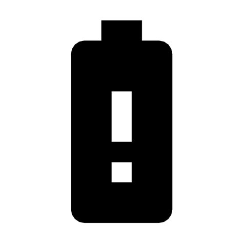 Battery Alert Vector SVG Icon SVG Repo Battery Alert Vector SVG Icon SVG Repo